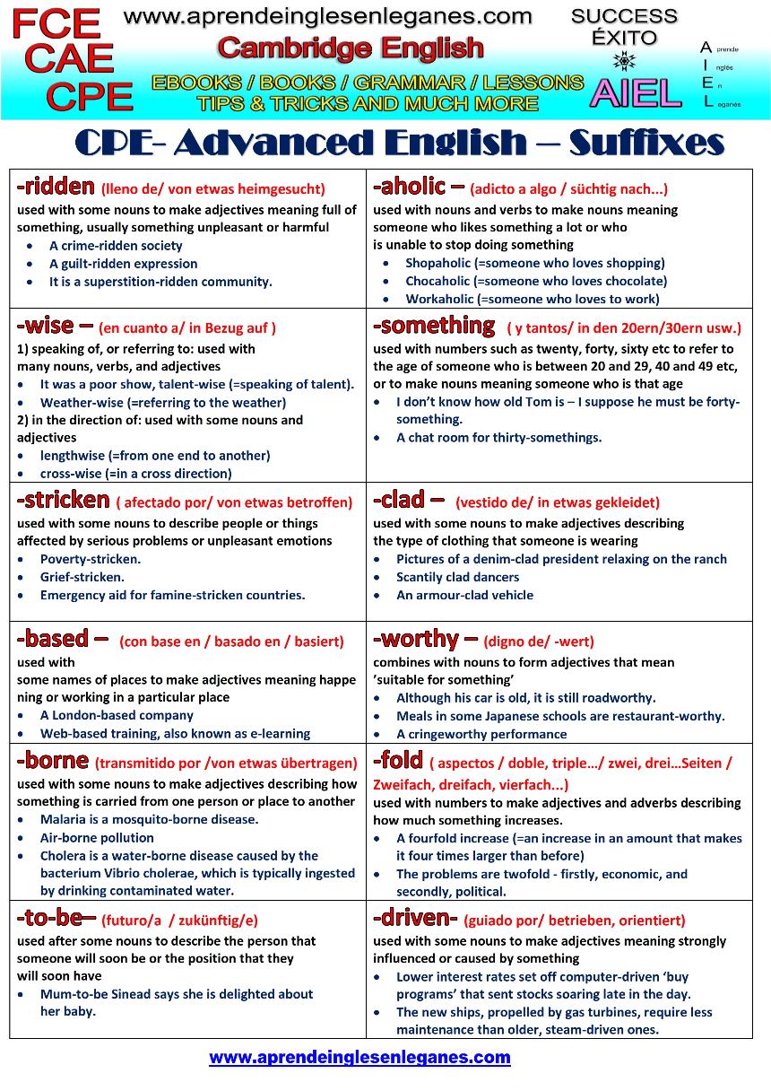 Advanced English Lessons Pdf